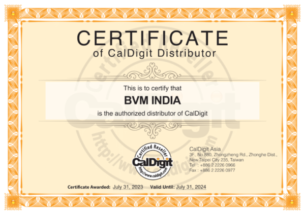 Certificates - BVM INDIA - A Division of BVM World Pvt. Ltd.